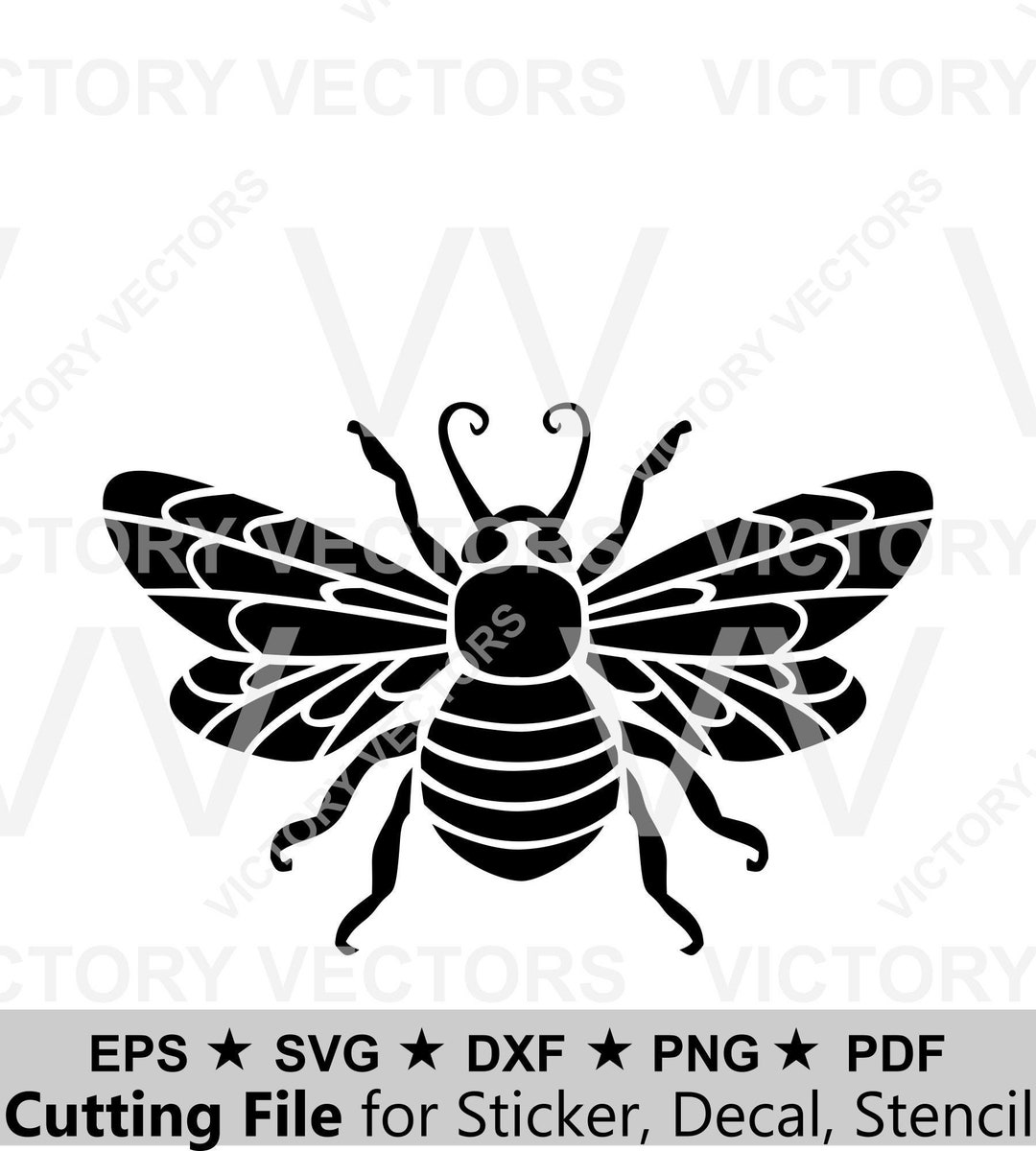 Honey Bee Apiary Vector File for Cutting, Vinyl, Laser, Cricut ...