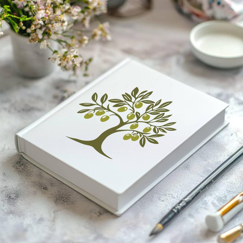 Olive Fruit Tree Vector File for Cutting, Vinyl, Laser, SVG, Cricut ...