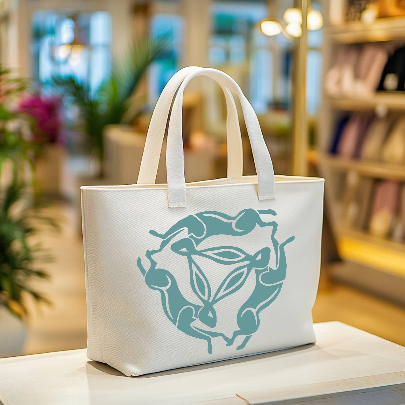 Celtic Hare Trio Pagan Trinity Moon Vector Line File for Cutting, Vinyl ...