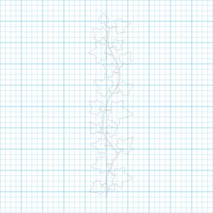 Climbing Ivy Border Trailing Vector File for Cutting, Vinyl, Laser, SVG ...