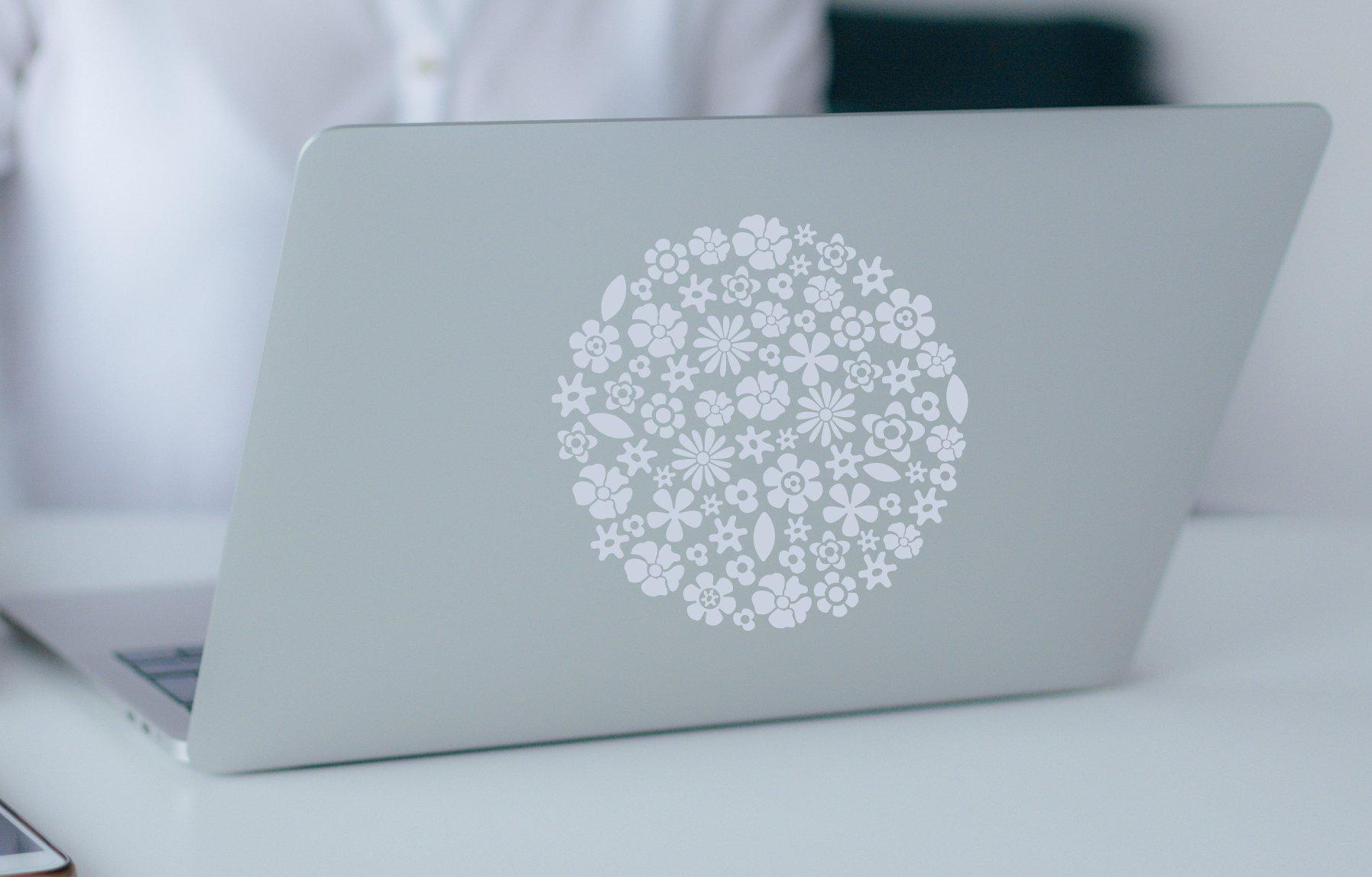 Daisy Flower Ball Globe Round Circle, Vector Line Cutting File, Vinyl ...