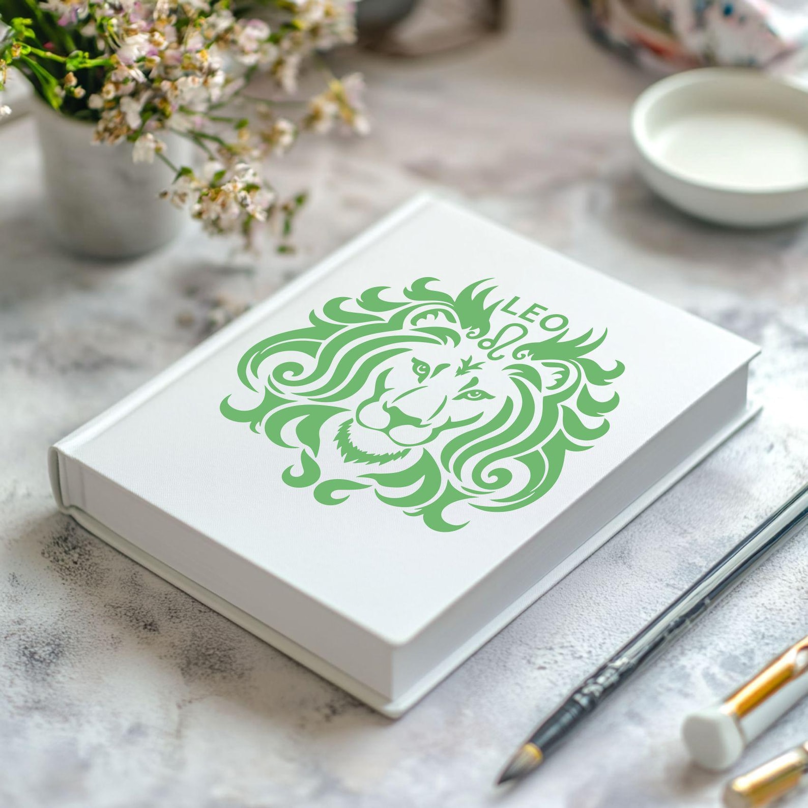 Leo Lion Fire Zodiac Star Sign Vector Line Cutting File for Vinyl ...