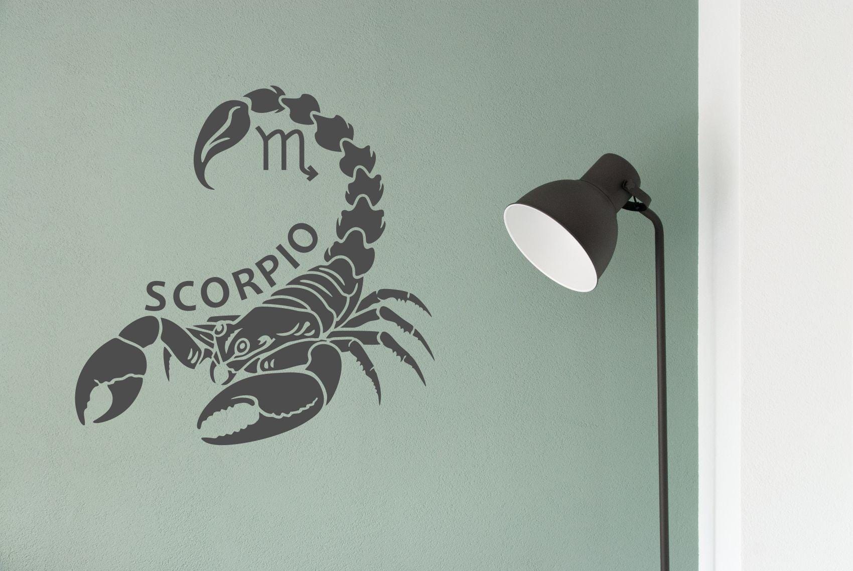Scorpio Zodiac Star Sign Vector Line Cutting File for Vinyl, Laser ...