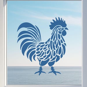 Rooster Cockerel Vector File, Stencil Ready, for Cutting, Vinyl, Laser ...