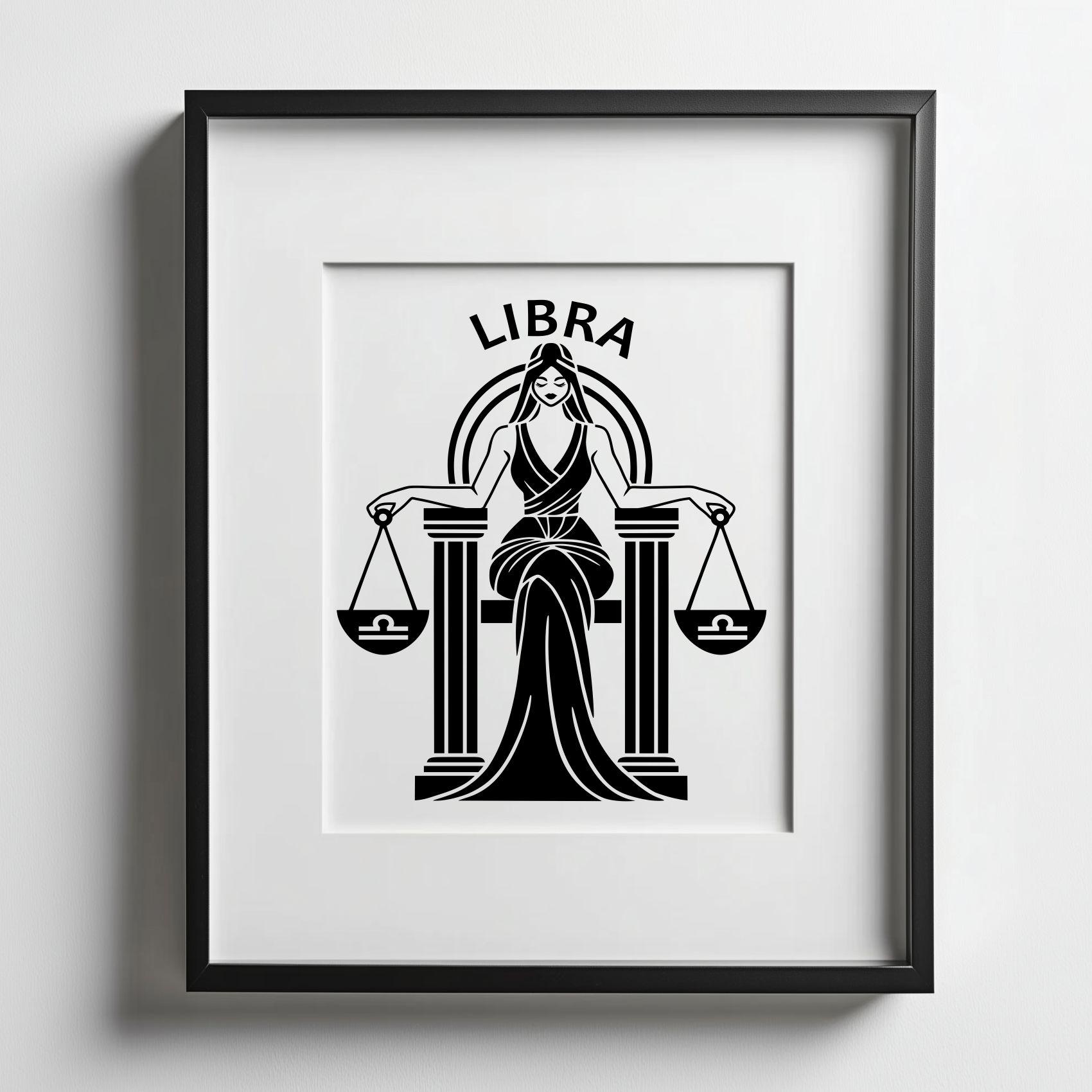 Libra Zodiac SVG | Scales Star Sign | Astrology Cut File for Cricut ...
