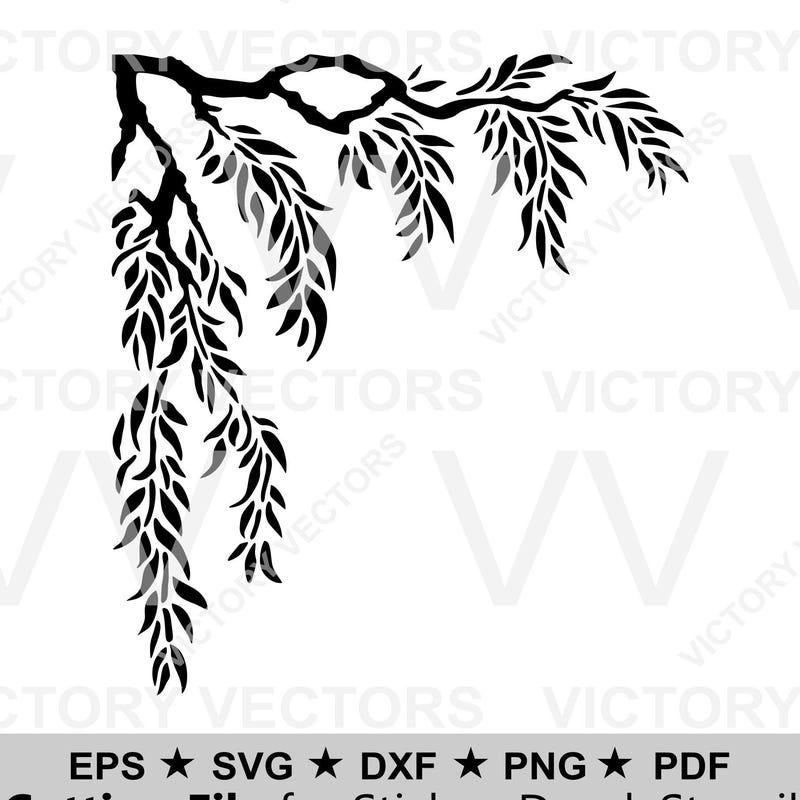Corner Tree Decal - Etsy