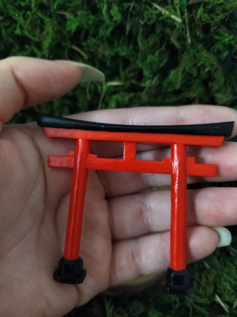 Miniature Torii Gate - Torii Gate - Miniatures - Fairy Garden - Resin ...