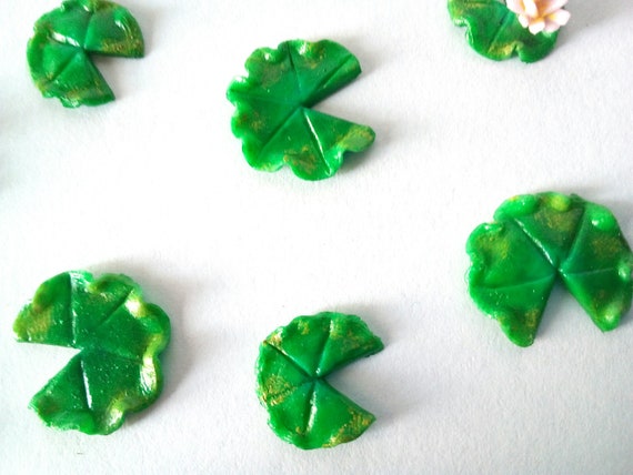Art & Collectibles Miniature Lily Pads Miniatures Fairy garden lily ...