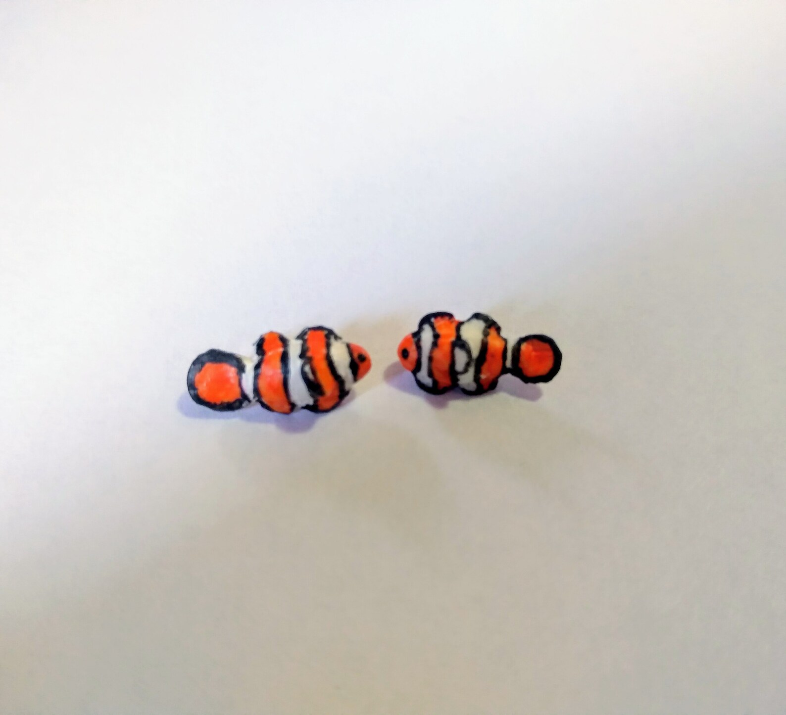 Miniature Fish - Miniature Clown Fish - Clown Fish - Miniature - Fairy ...