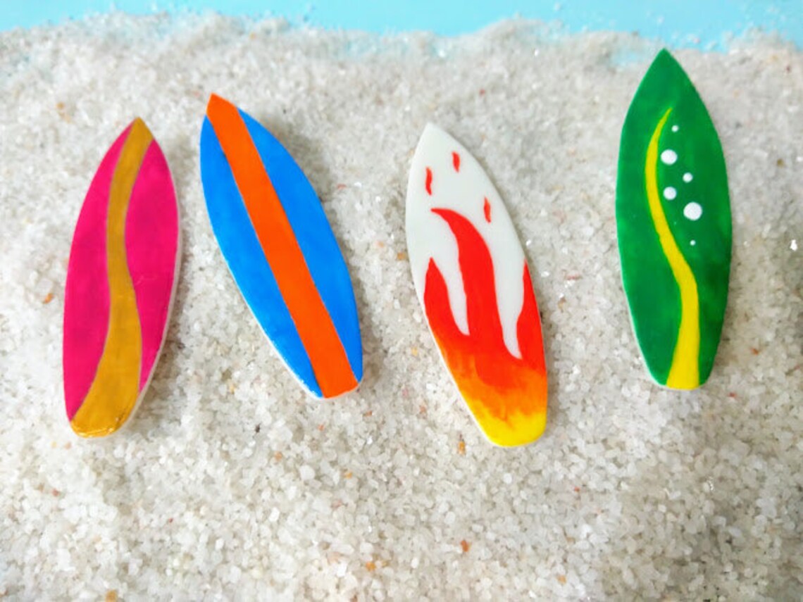 Miniature Surfboard Beach Accessories Beach Miniatures | Etsy