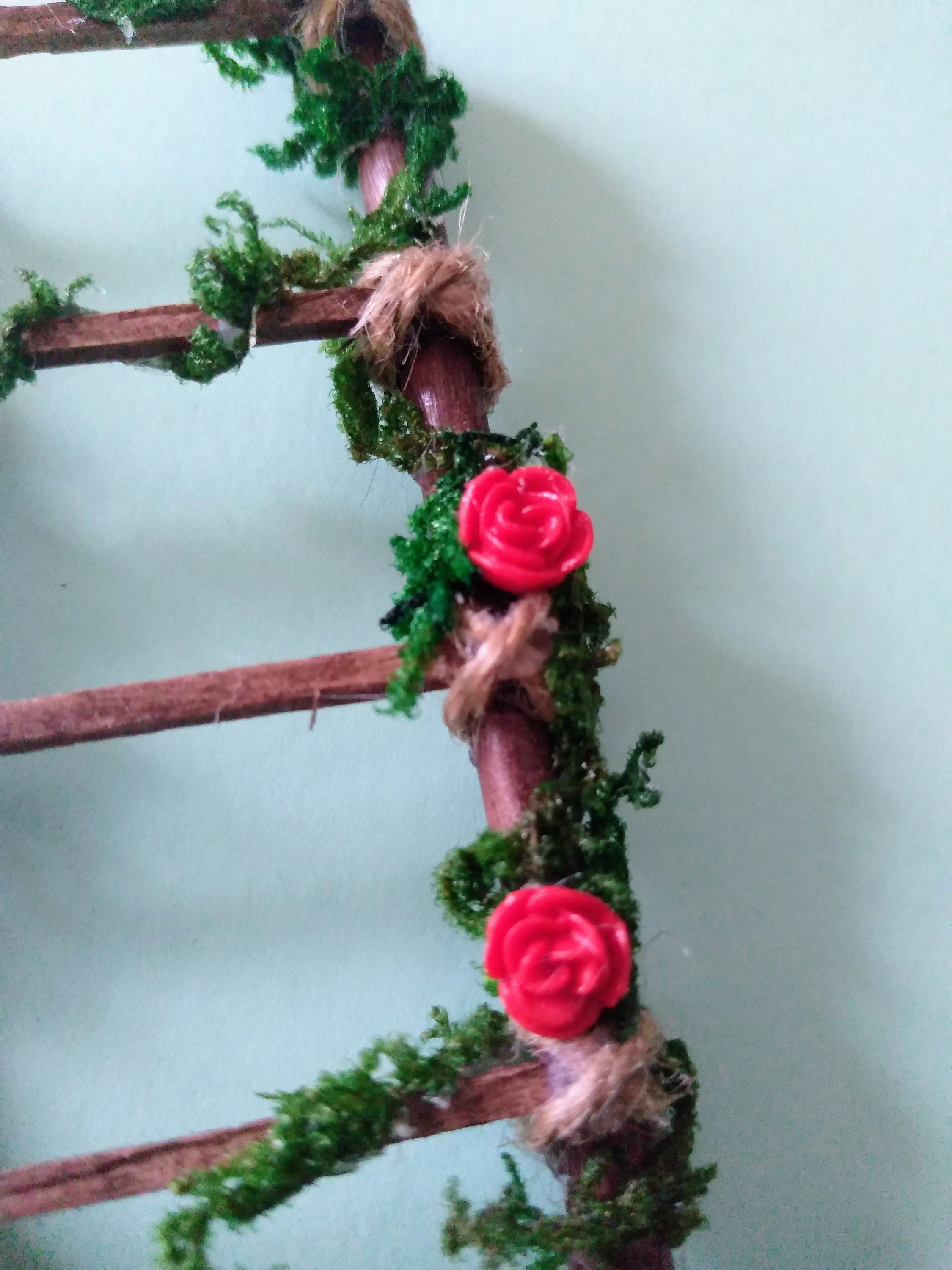Miniature Ladder Fairy Garden Ladder Fairy Garden Trellis - Etsy