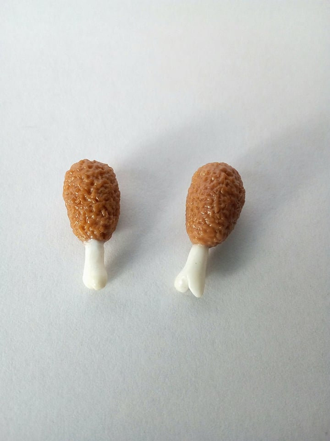 2 Miniature Chicken Legs - Fried Chicken - Miniature Food - Dollhouse ...