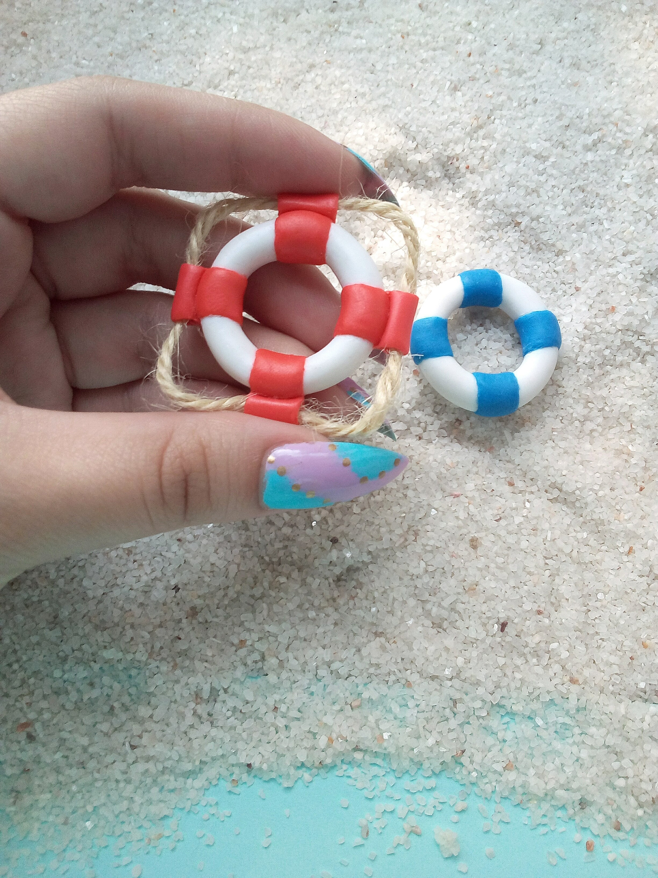 Miniature Life Buoy Miniature Life Ring Miniature Beach - Etsy