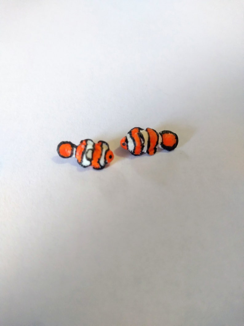 Miniature Fish - Miniature Clown Fish - Clown Fish - Miniature - Fairy ...