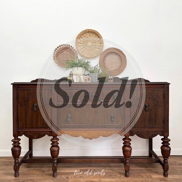 Jacobean Buffet - Etsy