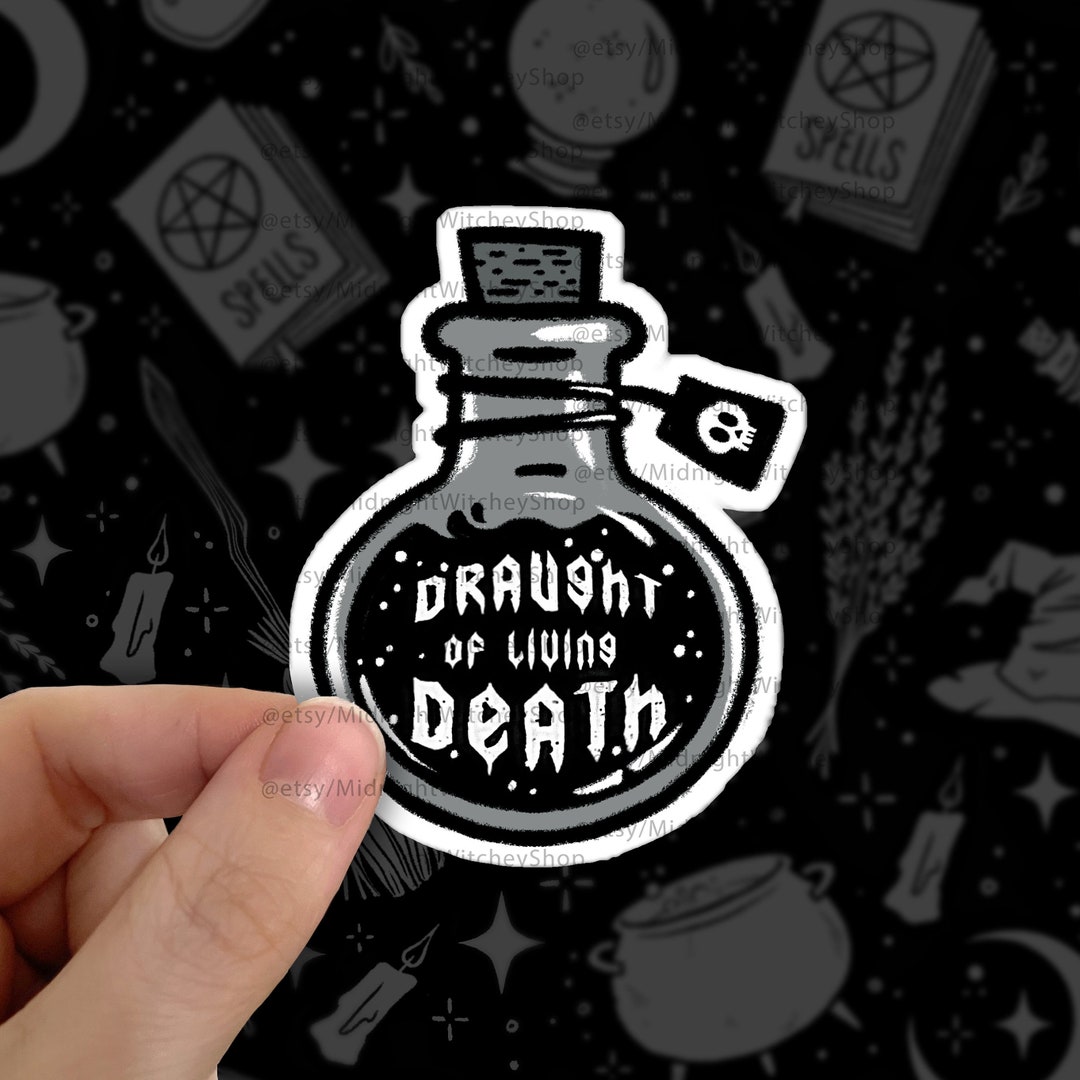 Draught of Livind Death Potion STICKER - Etsy