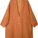 Loose Linen Coat Linen Duster - Vintage Linen Cardigan Linen Duster ...