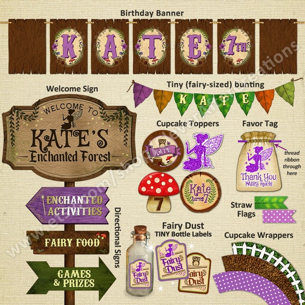 Enchanted Forest Party Decorations - Etsy