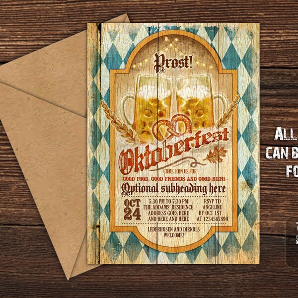 Oktoberfest Invites - Etsy