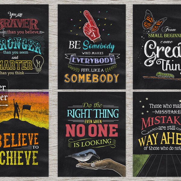 Chalkboard Quotes - Etsy