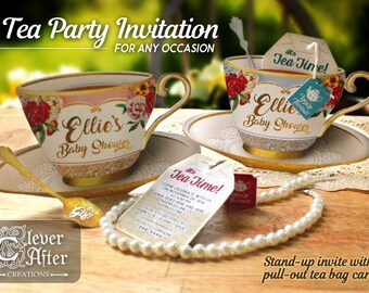 High tea invitation | Etsy