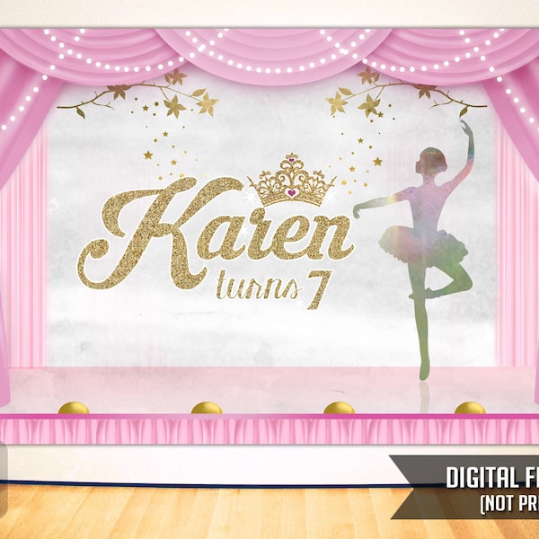 Ballet Backdrop - Etsy