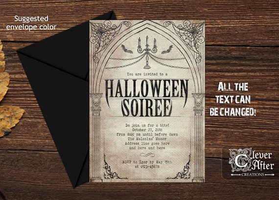 Vampire Wedding Invitations