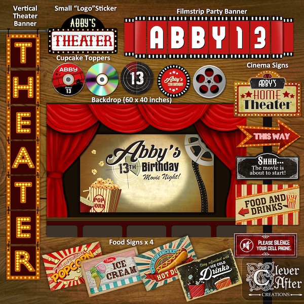 Movie Night Decorations - Etsy