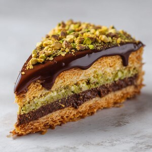Dubai Chocolate Pie Recipe PDF, Luxurious Middle Eastern Dessert, Pistachio Chocolate Pie ...