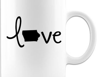 Someone From IOWA Thinks I'm Super Cute Mug Iowa Mugs - Etsy
