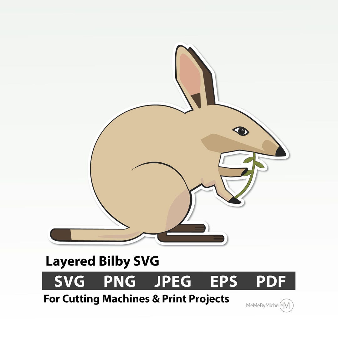 Bilby SVG PNG Clipart: Australian Easter Animal (digital File) - Etsy