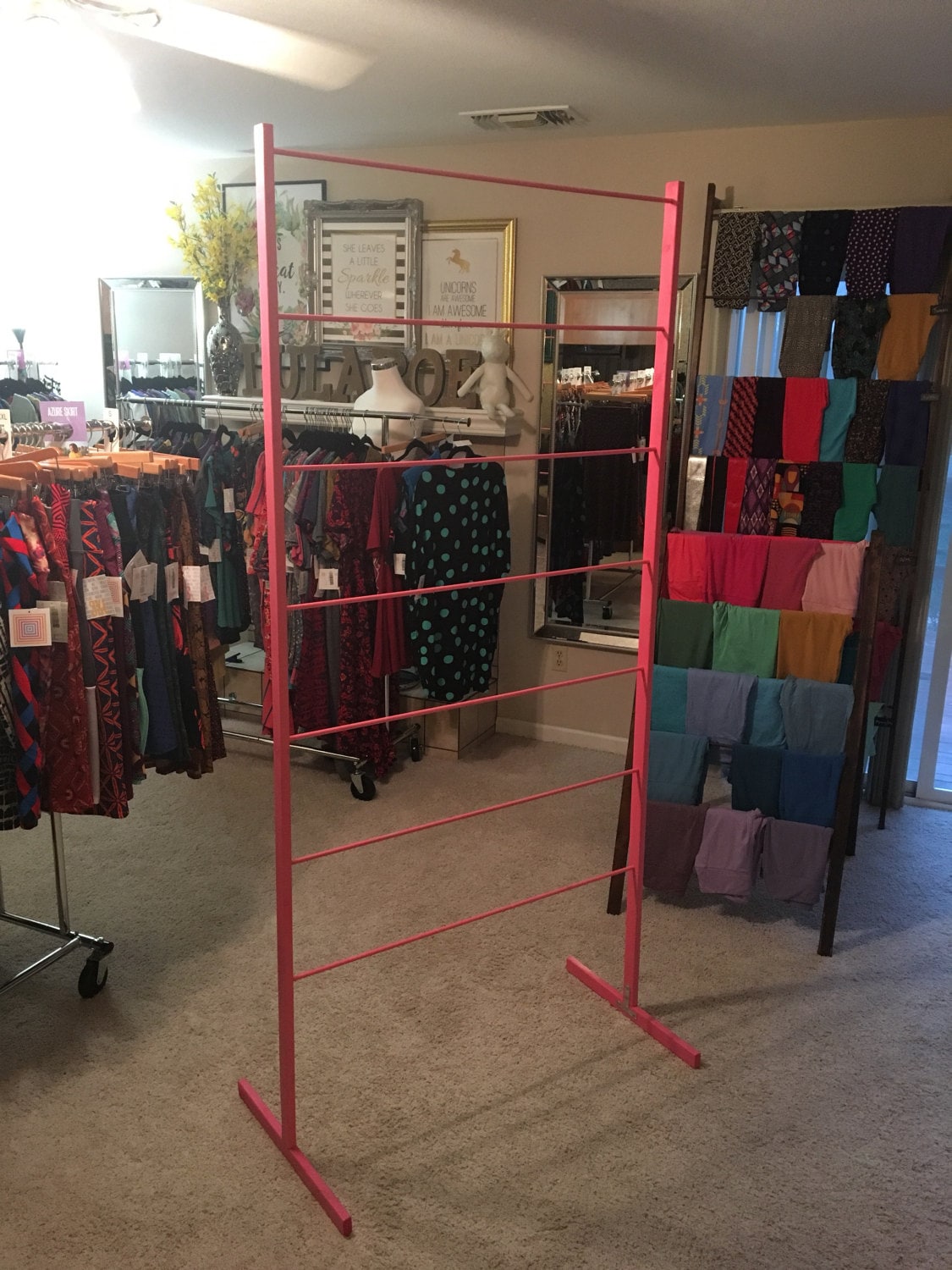 Large Free Standing Home Boutique Leggings Display Rack - Etsy