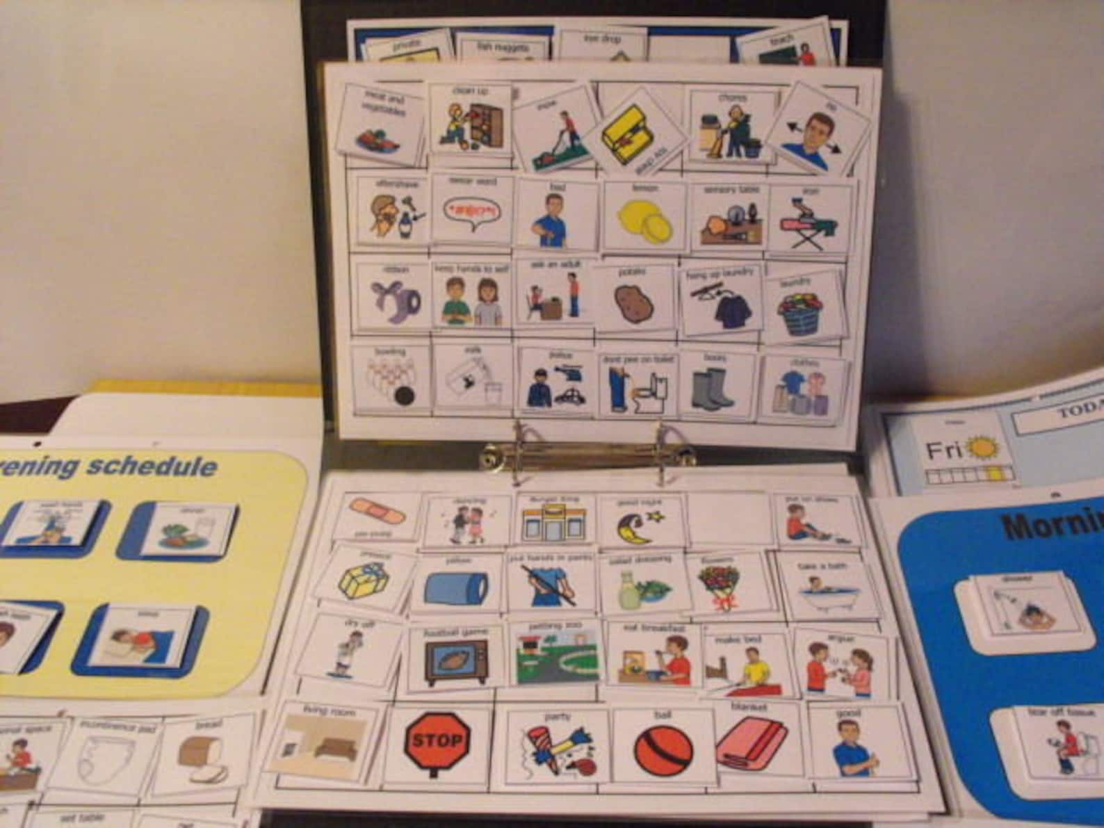 Boardmaker Boys Communication Book | Etsy Canada