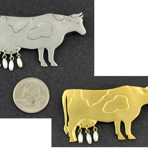 Cow Pin - Etsy