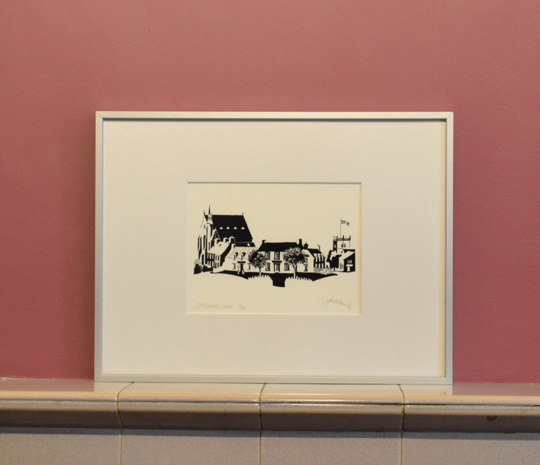St Davids Cross Giclee Print - Etsy