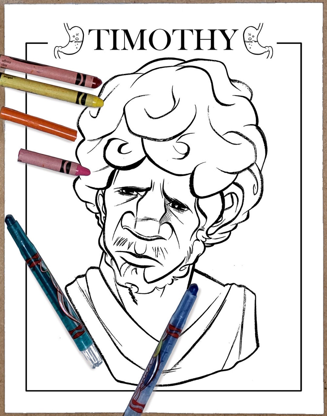 Timothy, DIGITAL DOWNLOAD, Bible Illustration, Printable, Bible ...