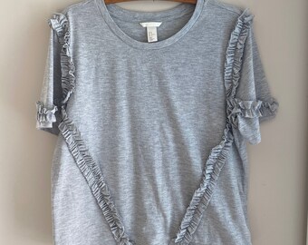 Ruffle T Shirt - Etsy