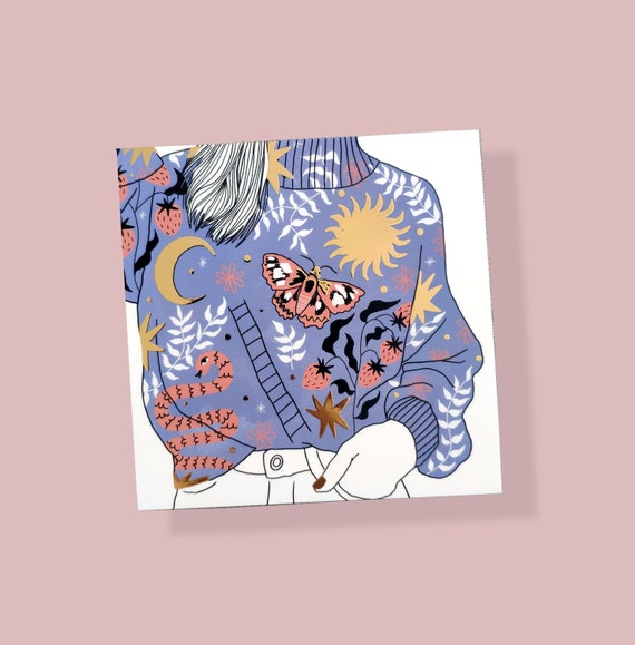 Limited Edition Pull Illustration Card | Etsy