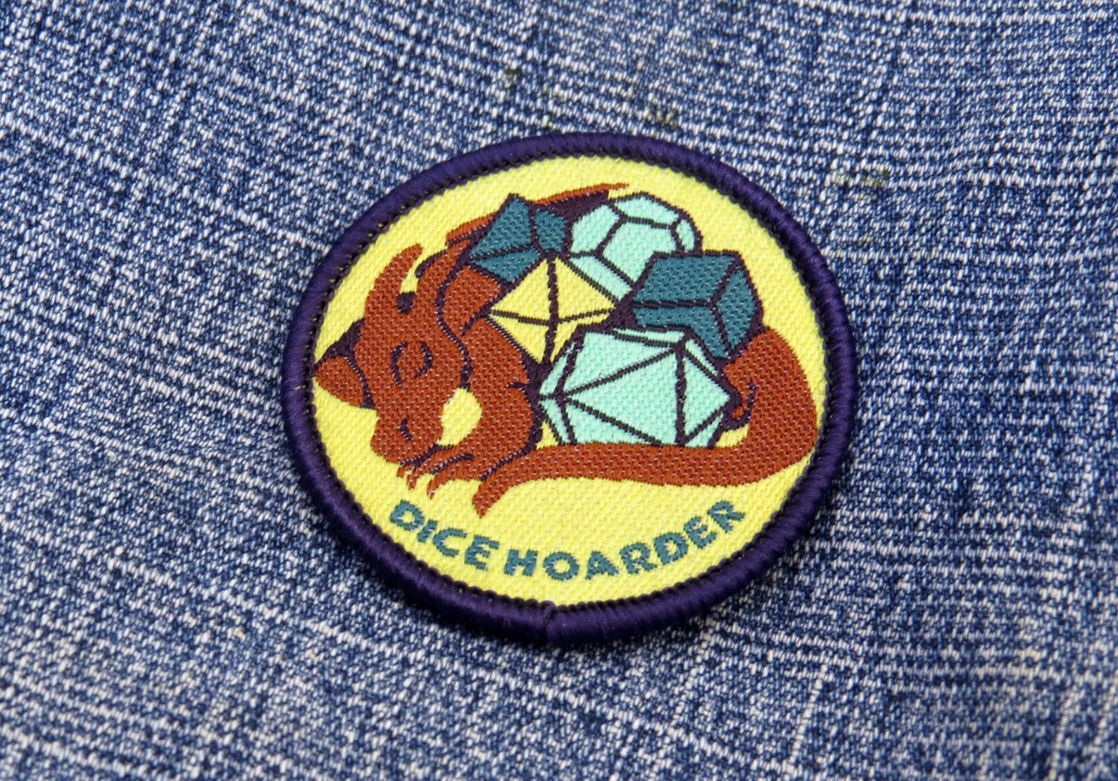RPG Scouts: Dice Hoarder Patch - Etsy UK