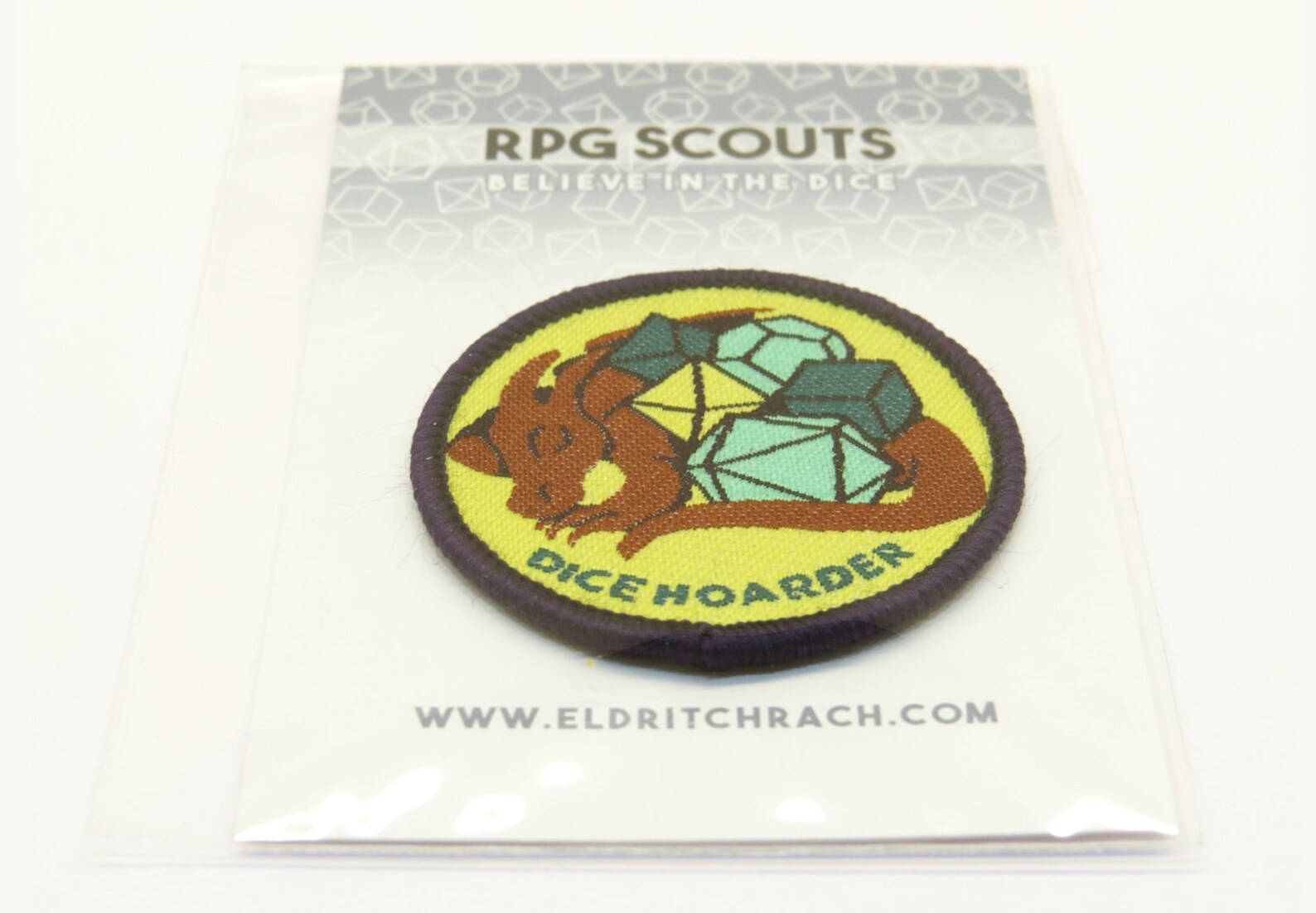 RPG Scouts: Dice Hoarder Patch - Etsy UK
