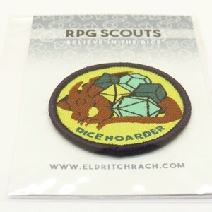 RPG Scouts: Dice Hoarder Patch - Etsy