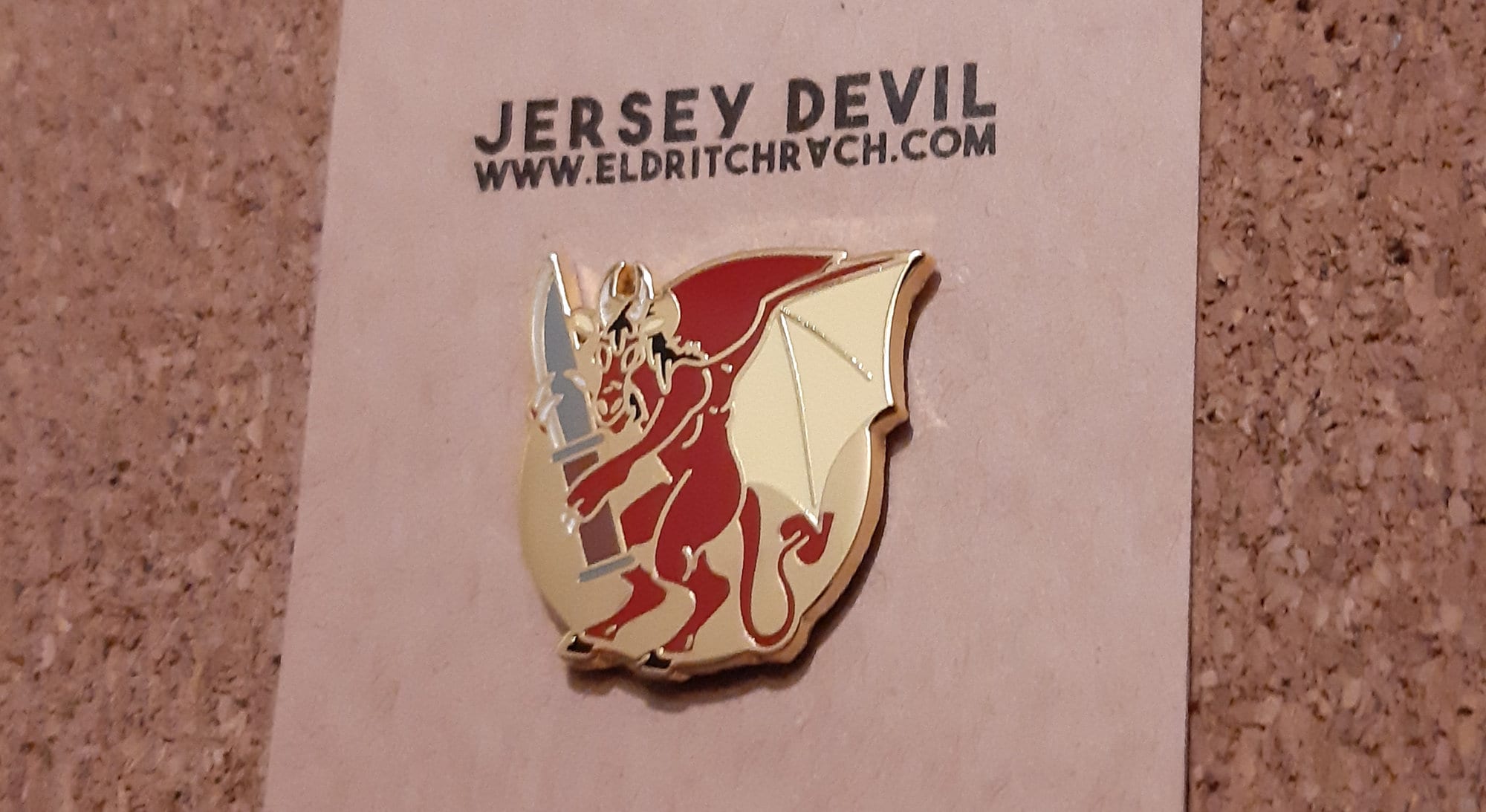 Jersey Devil Enamel Pin - Etsy