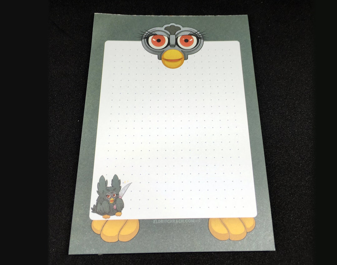 Furby Mothman Notepad - Etsy