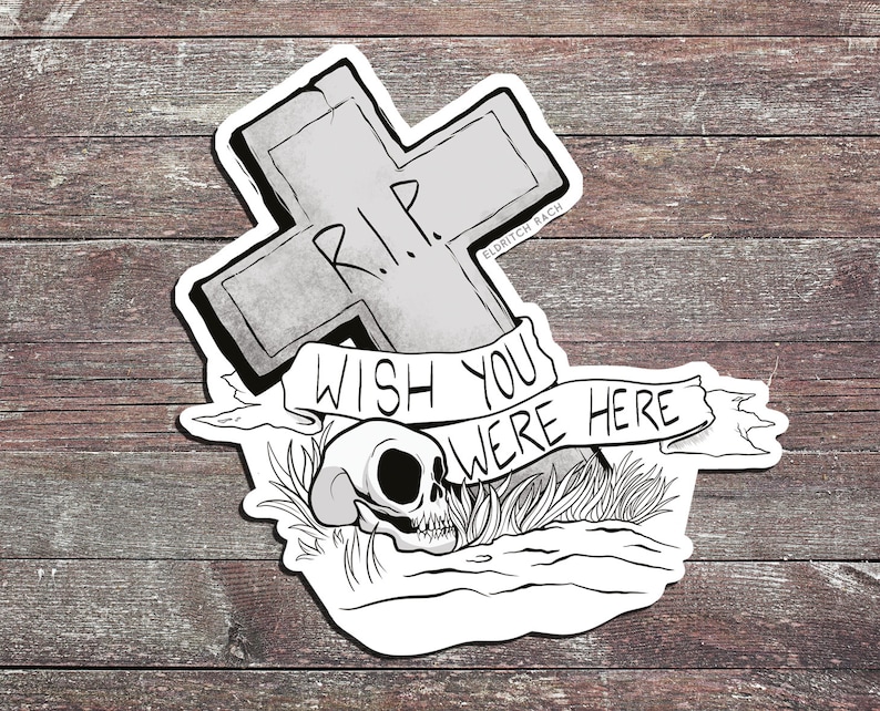 Wish You Were Here Sticker | Etsy
