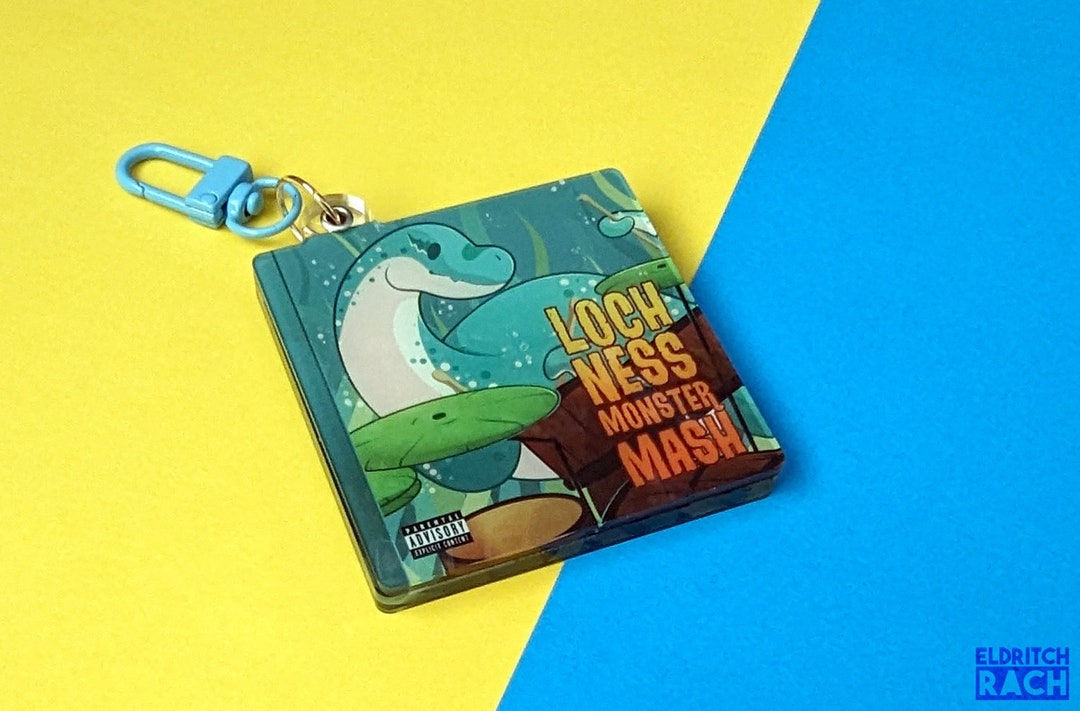 CD Acrylic Charm: Loch Ness Monster Mash - Etsy