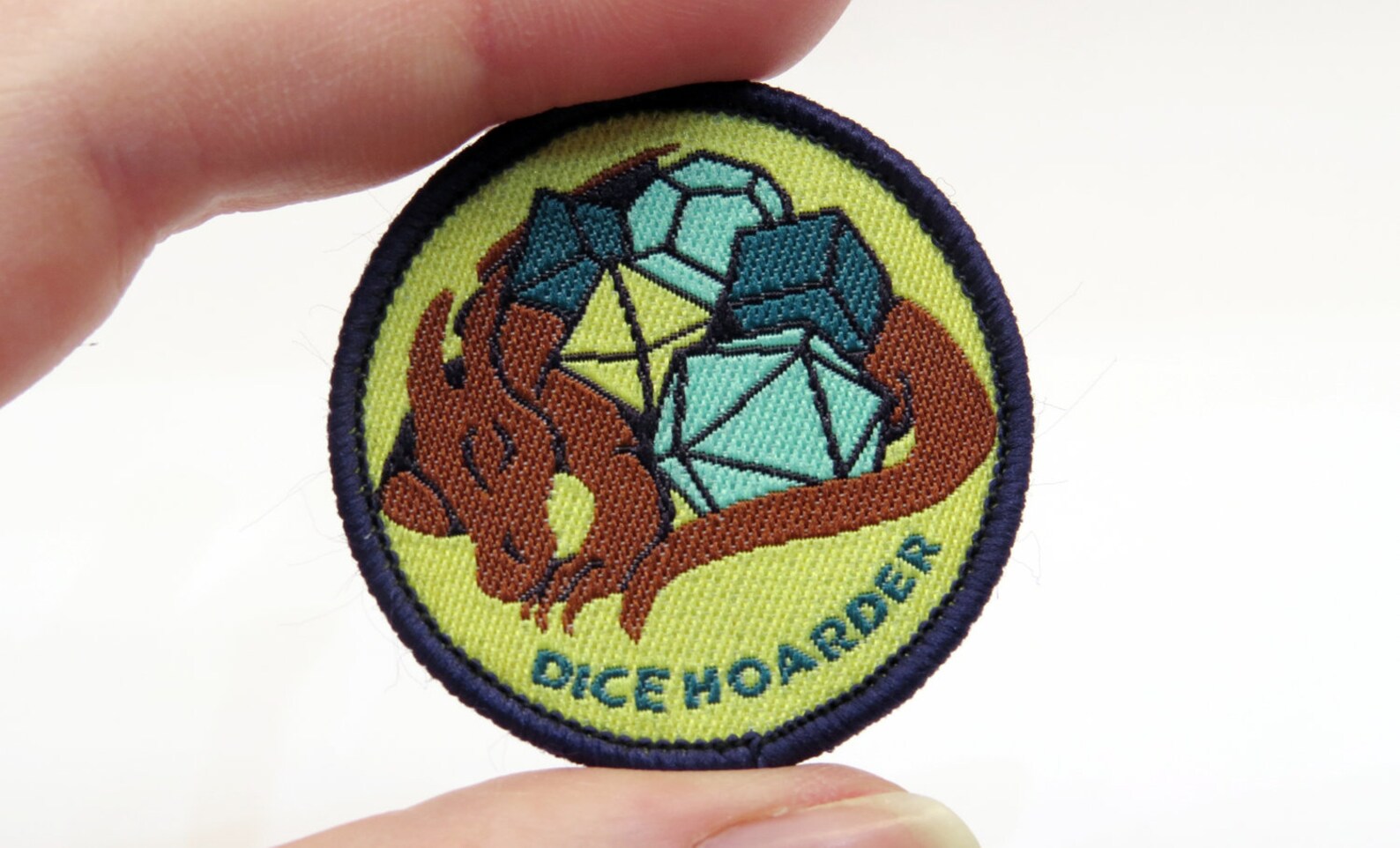 RPG Scouts: Dice Hoarder Patch - Etsy UK
