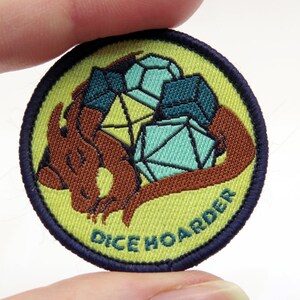 RPG Scouts: Dice Hoarder Patch - Etsy