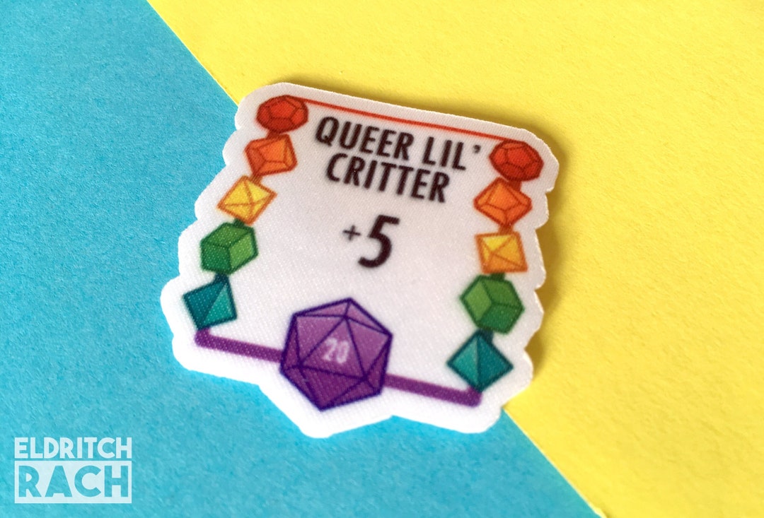 RPG Scouts: Queer Lil' Critter Iron-on Printed Patch - Etsy