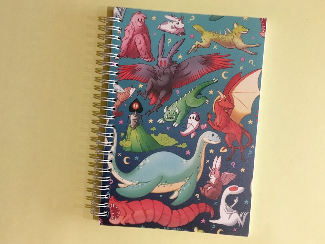 Cryptids and Friends - Reuseable A5 Sticker Book - Etsy