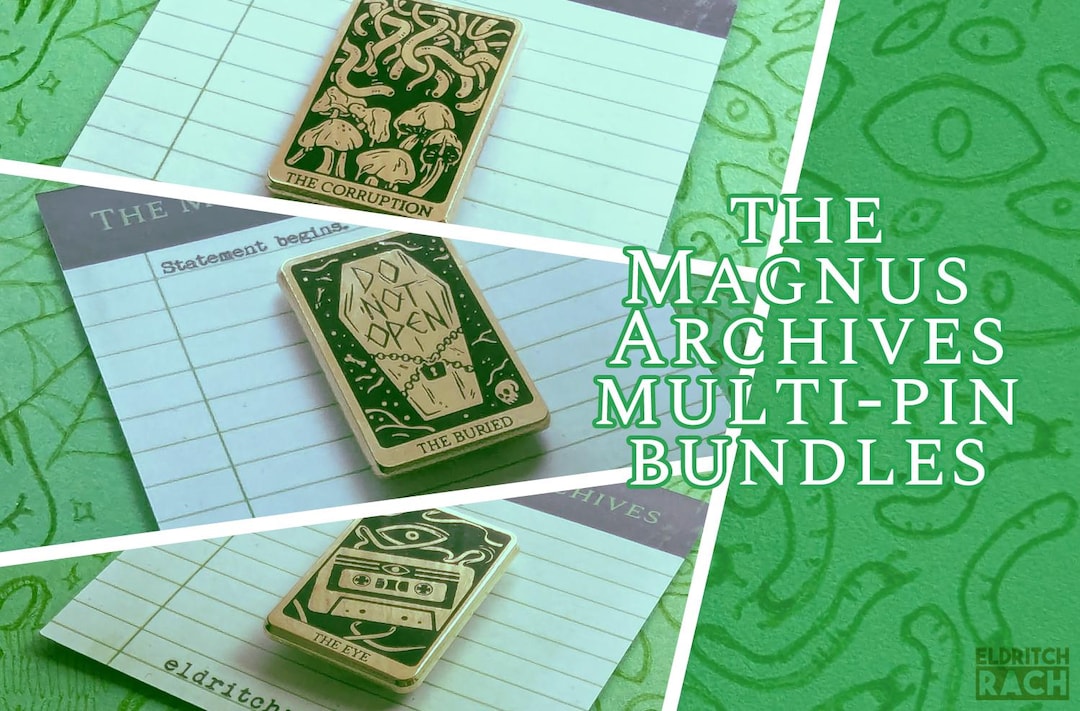 The Magnus Archives - Enamel Pin Bundles - Etsy